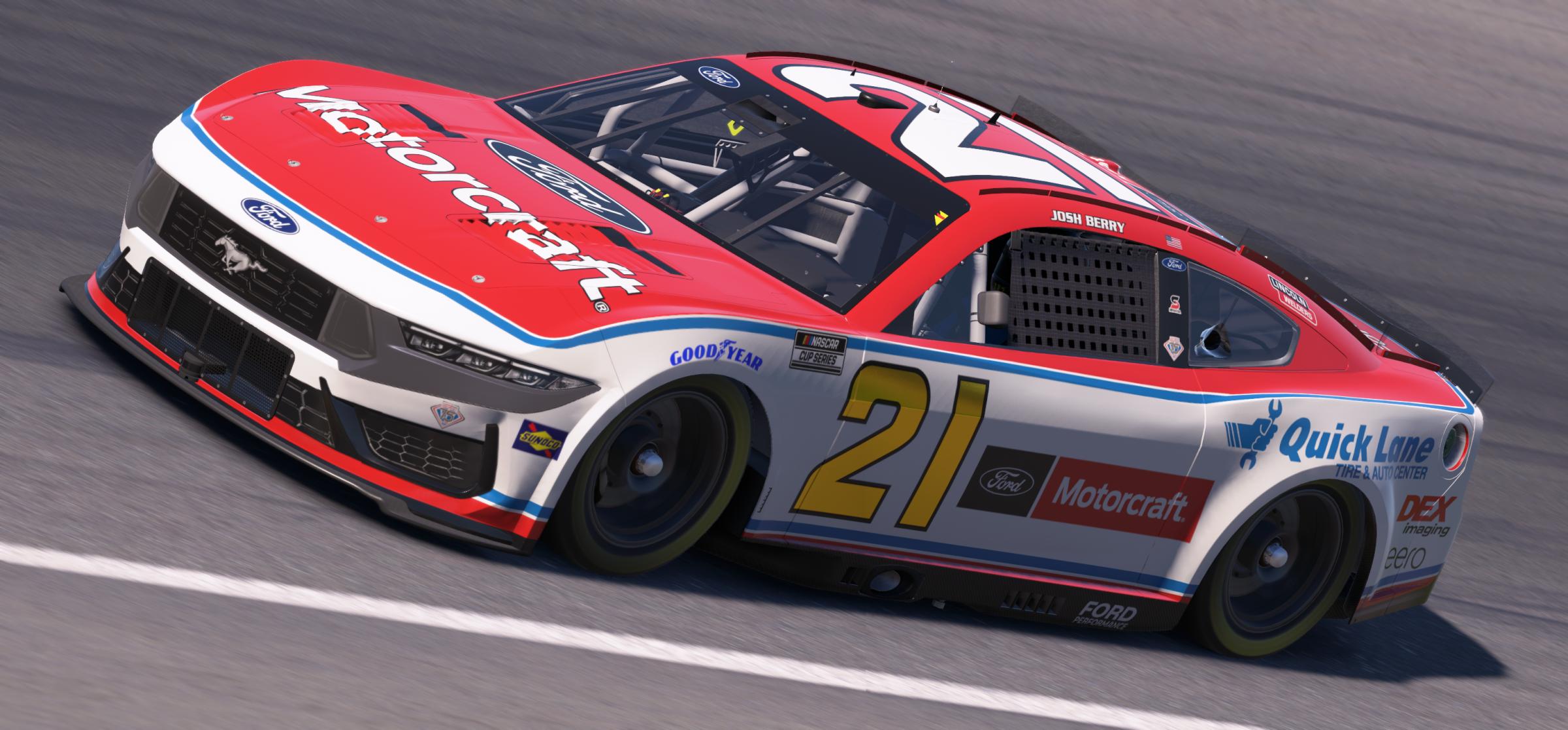 Josh Berry Wood Brothers Racing Motorcraft Quick Lane by Mick J ...