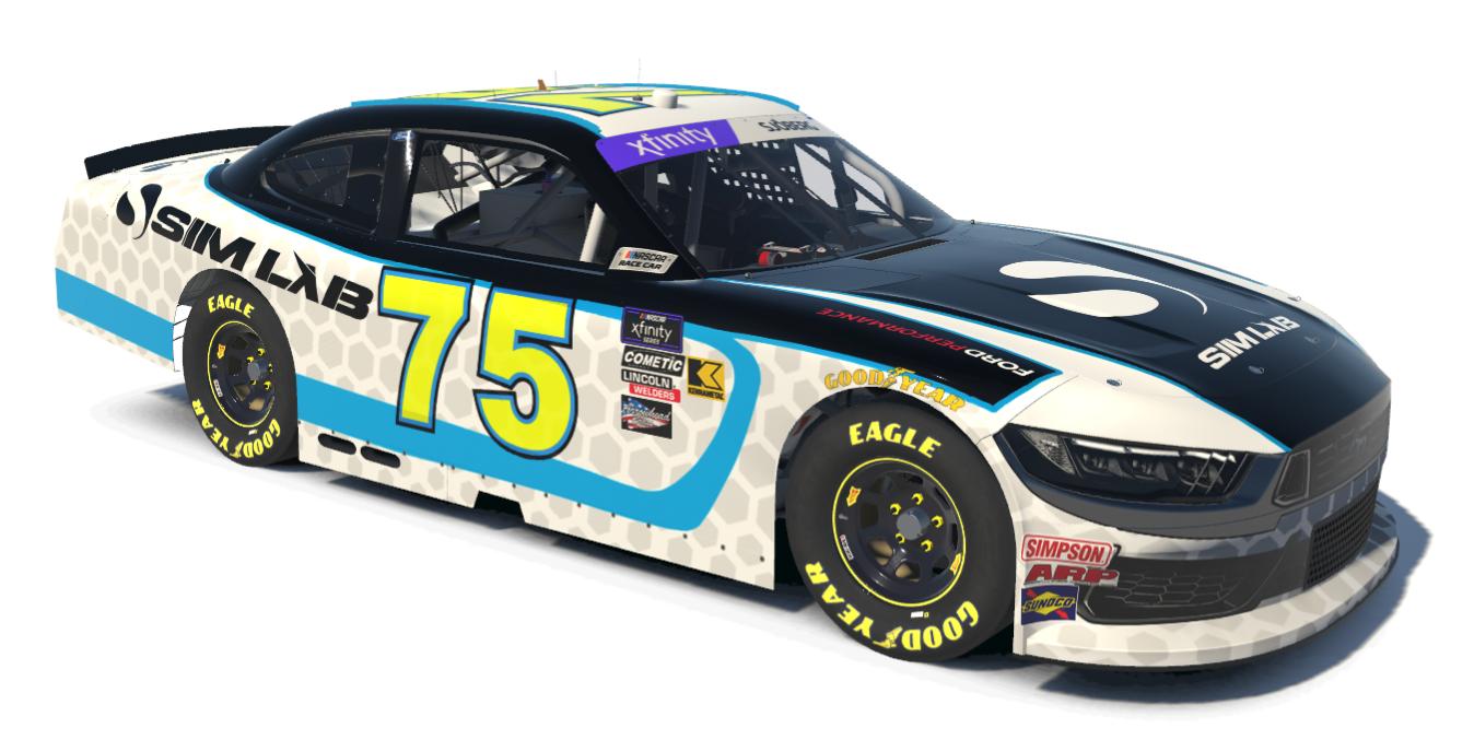 Sim-Lab NASCAR XFINITY Ford Mustang by Juan Antonio Mena - Trading Paints
