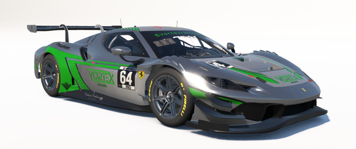 Vortex Racing | Ferrari 296 GT3 by Danilo Vaz - Trading Paints
