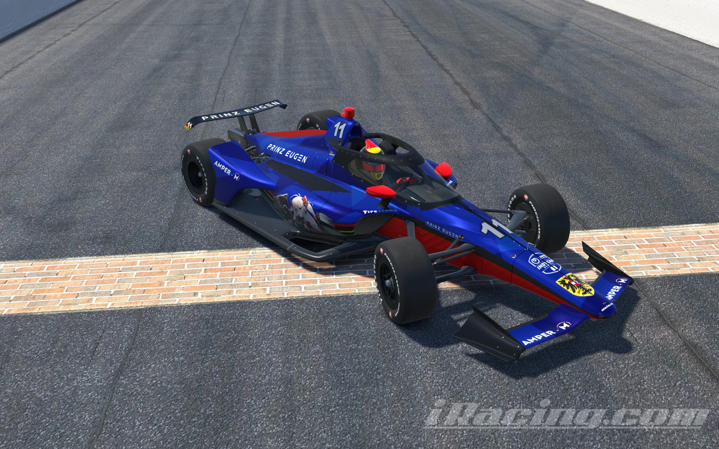 Prinz Eugen Racing Dallara IR18 by Nikita Dubinin2 - Trading Paints