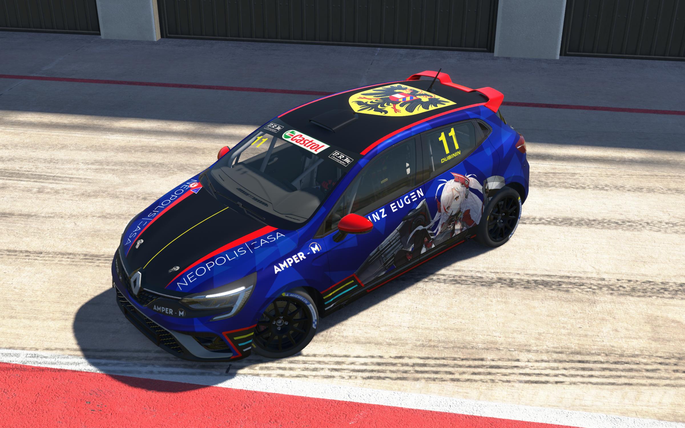 Prinz Eugen Racing Renault Clio Cup by Nikita Dubinin2 - Trading Paints