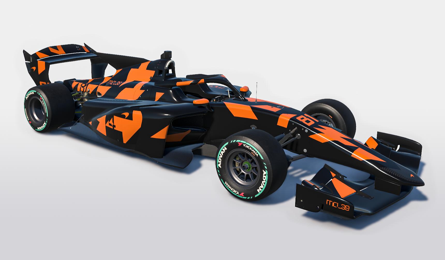 2025 mclaren mcl39 test livery by Daniel B. - Trading Paints