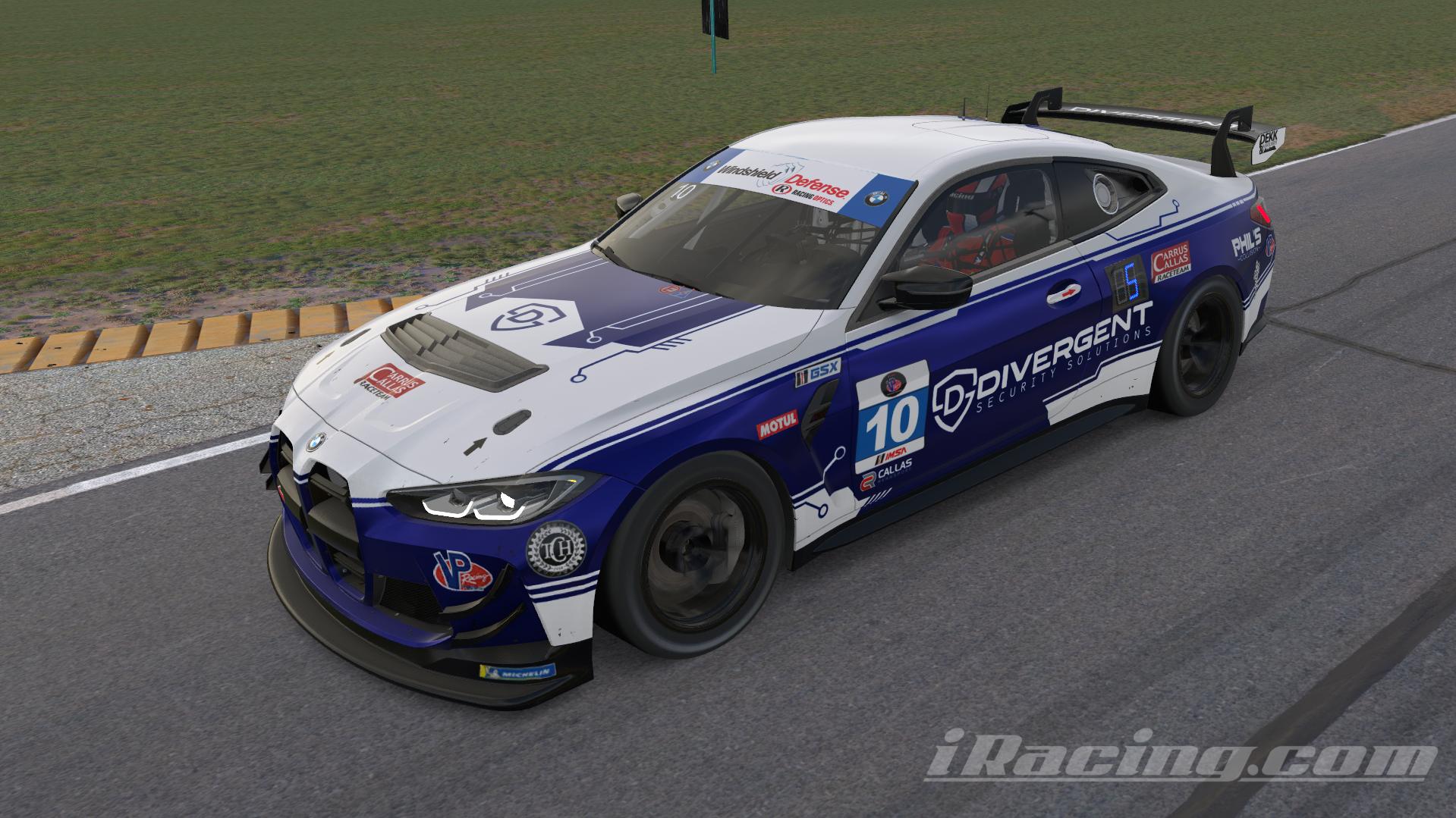 #10 Carrus Callas Raceteam BMW M4 EVO GT4 2025 IMSA VP Racing SportsCar Challenge by Zack W ...