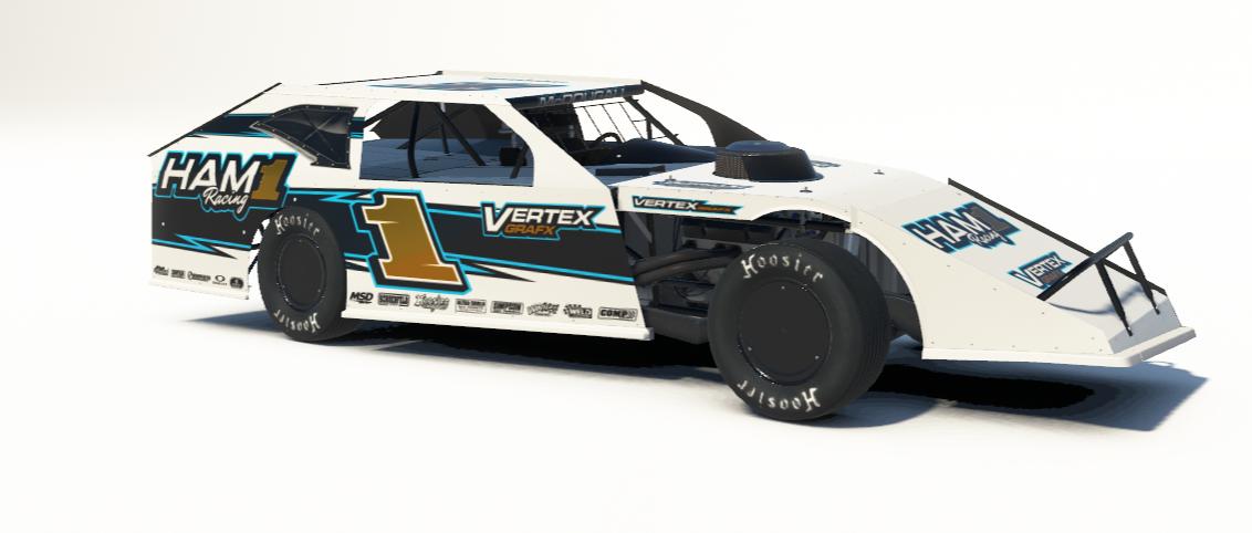 Hunter McDougall Dirt UMP Modified (White) by Tyler Bowman4 - Trading ...