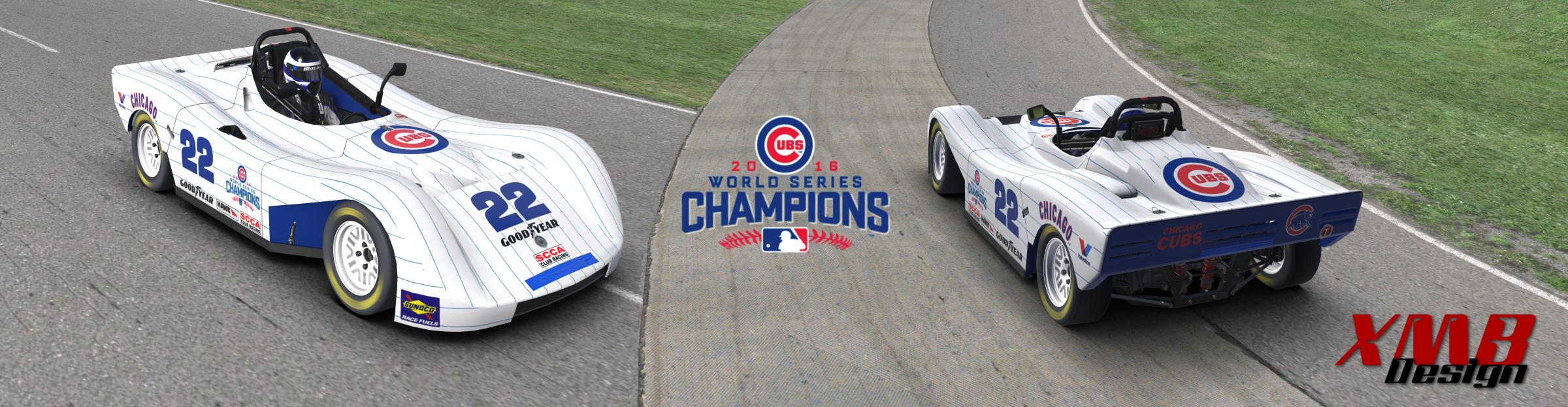 Cubs Pinstripes by Jeff Schmeier - Trading Paints