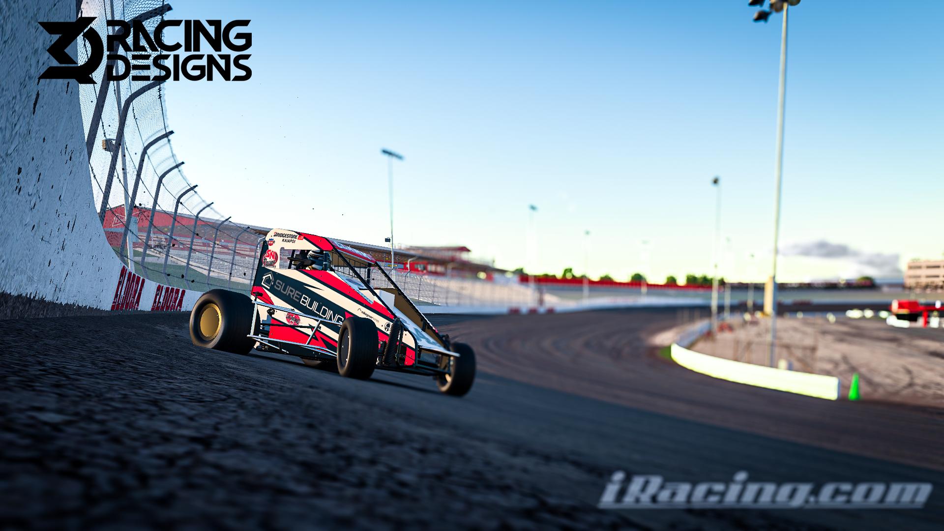 Jackson Clark SIMSTAMPED SN Racing Sure Building Dirt Midget by ...