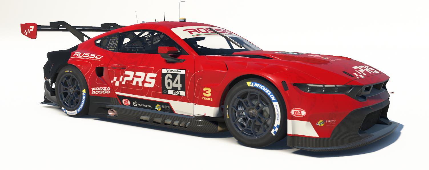 Rosso eSports | Ford Mustang GT3 by Danilo Vaz - Trading Paints