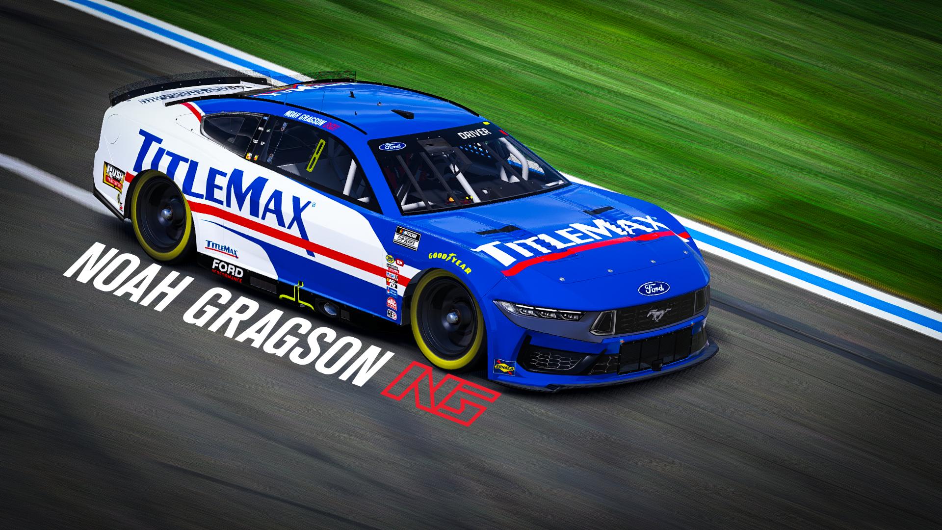 2025 #4 Noah Gragson Title Max Atlanta Sim Stamp by Noah Blackwell ...