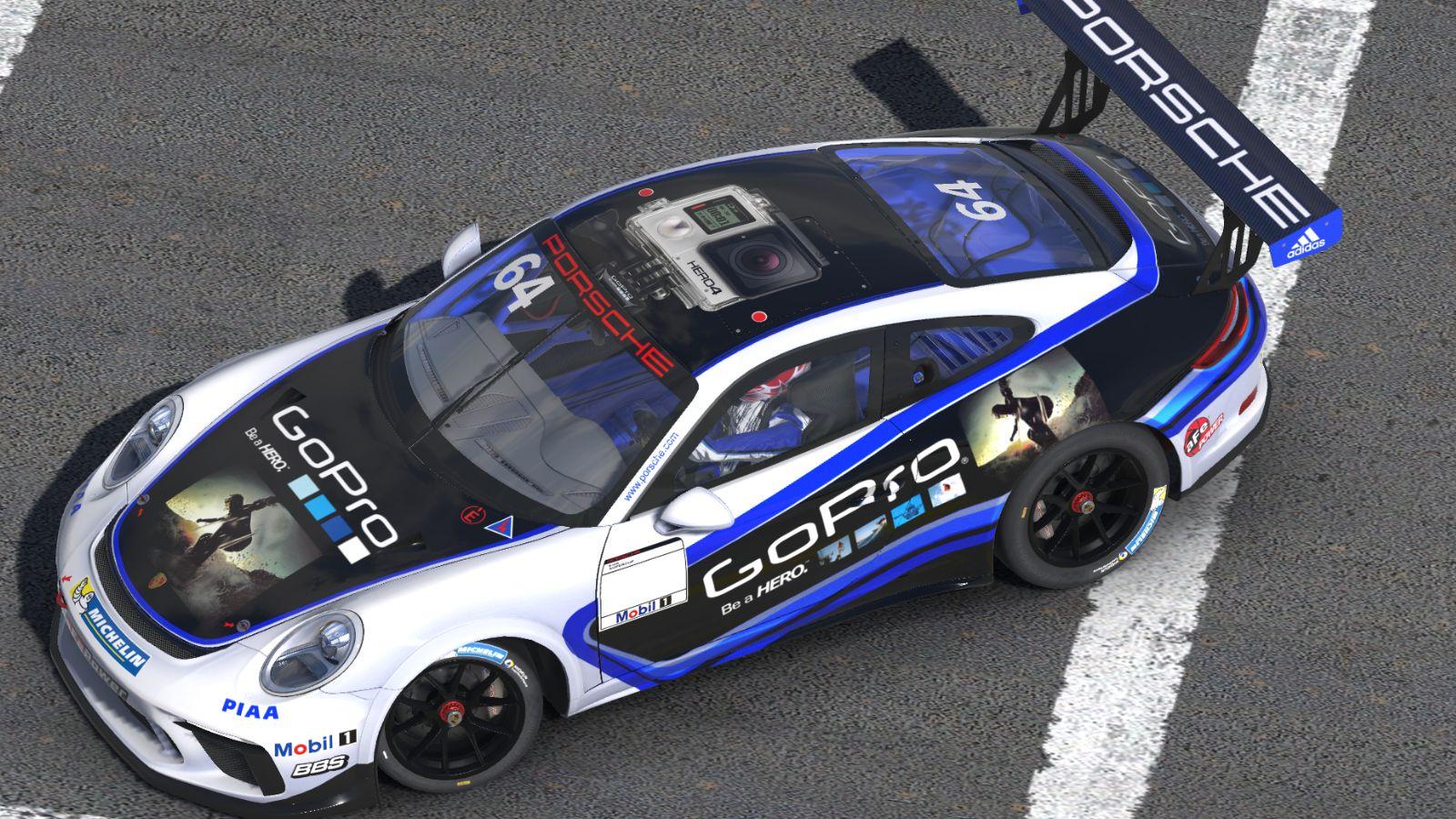 GoPro Porsche 911 GT3 Cup by Stephane Parent - Trading Paints