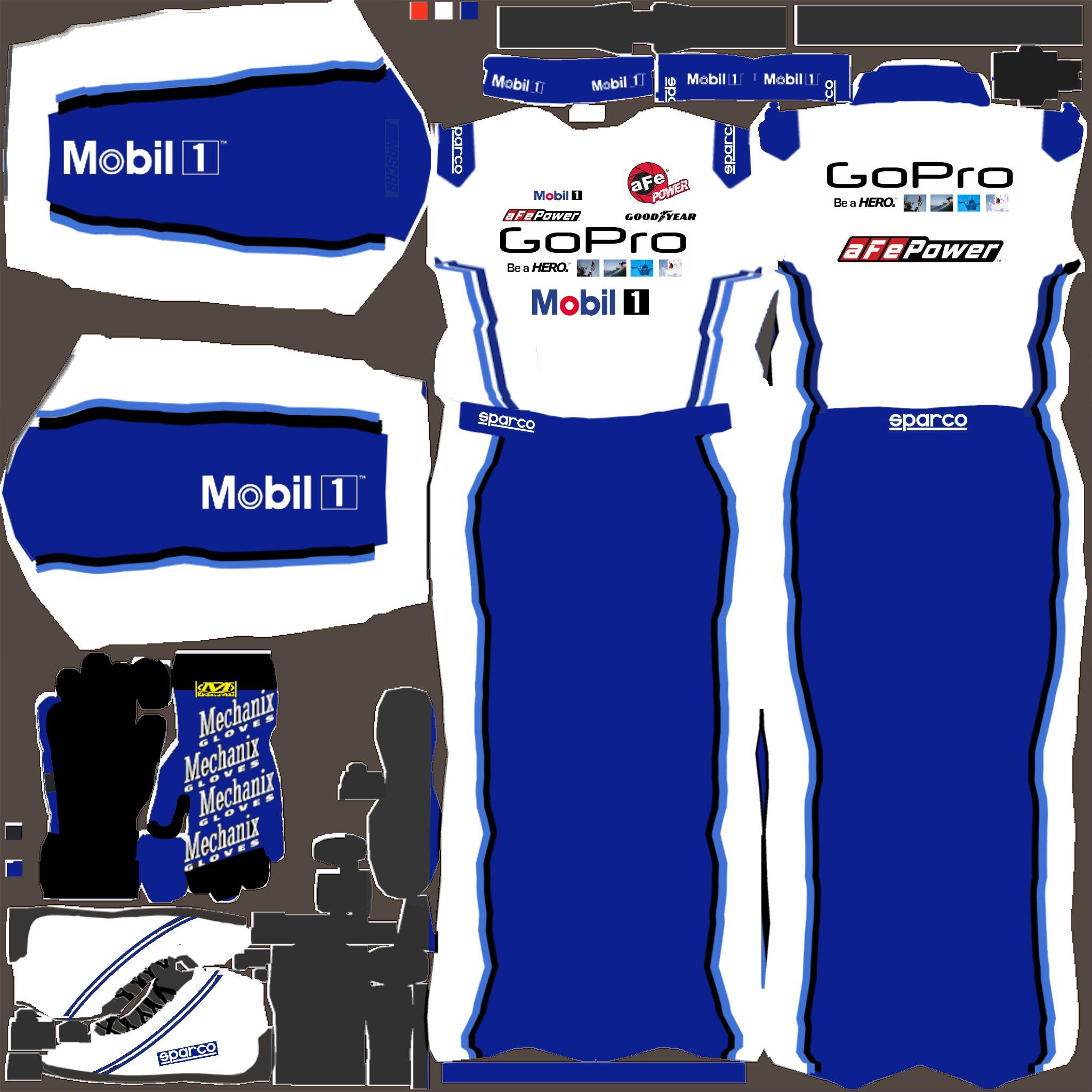 2017 GoPro Driver Suit by Stephane Parent - Trading Paints
