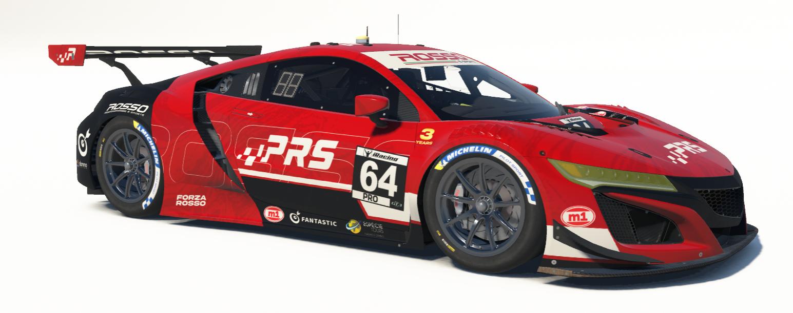 Rosso eSports | Acura NSX GT3 by Danilo Vaz - Trading Paints