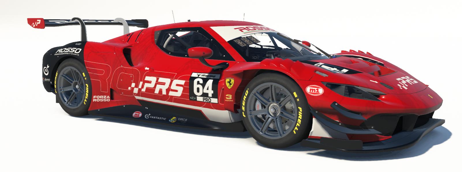 Rosso eSports | Ferrari 296 GT3 by Danilo Vaz - Trading Paints