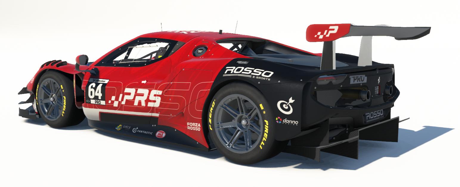 Rosso eSports | Ferrari 296 GT3 by Danilo Vaz - Trading Paints