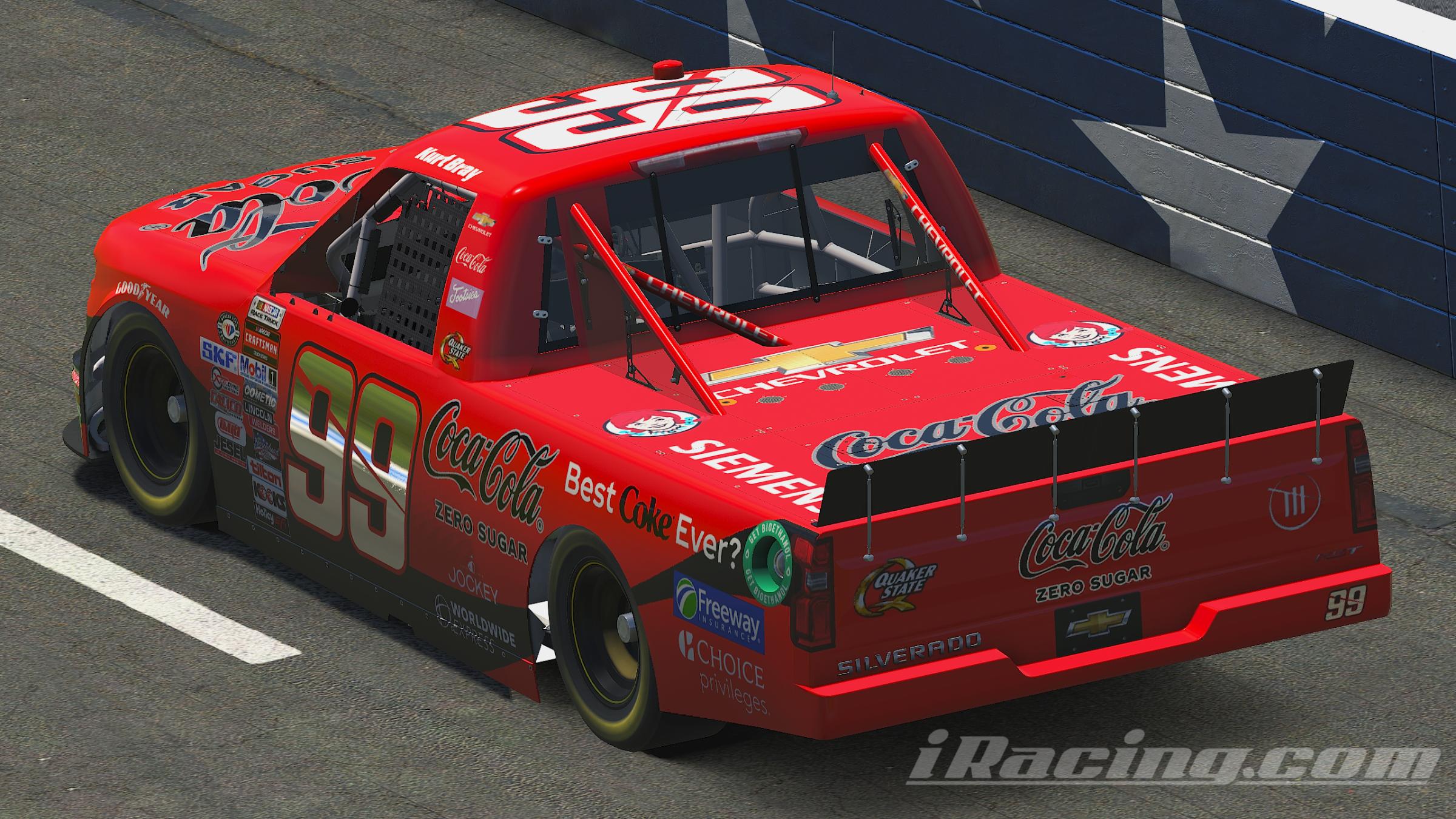 Kurt Bray 2025 Official Paint: Coke-Zero D. Suarez Throwback by Brandon ...
