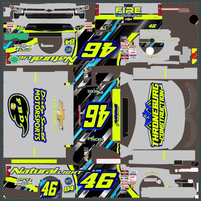 DSM 46 silver blue Truck by Brant Mickel - Trading Paints