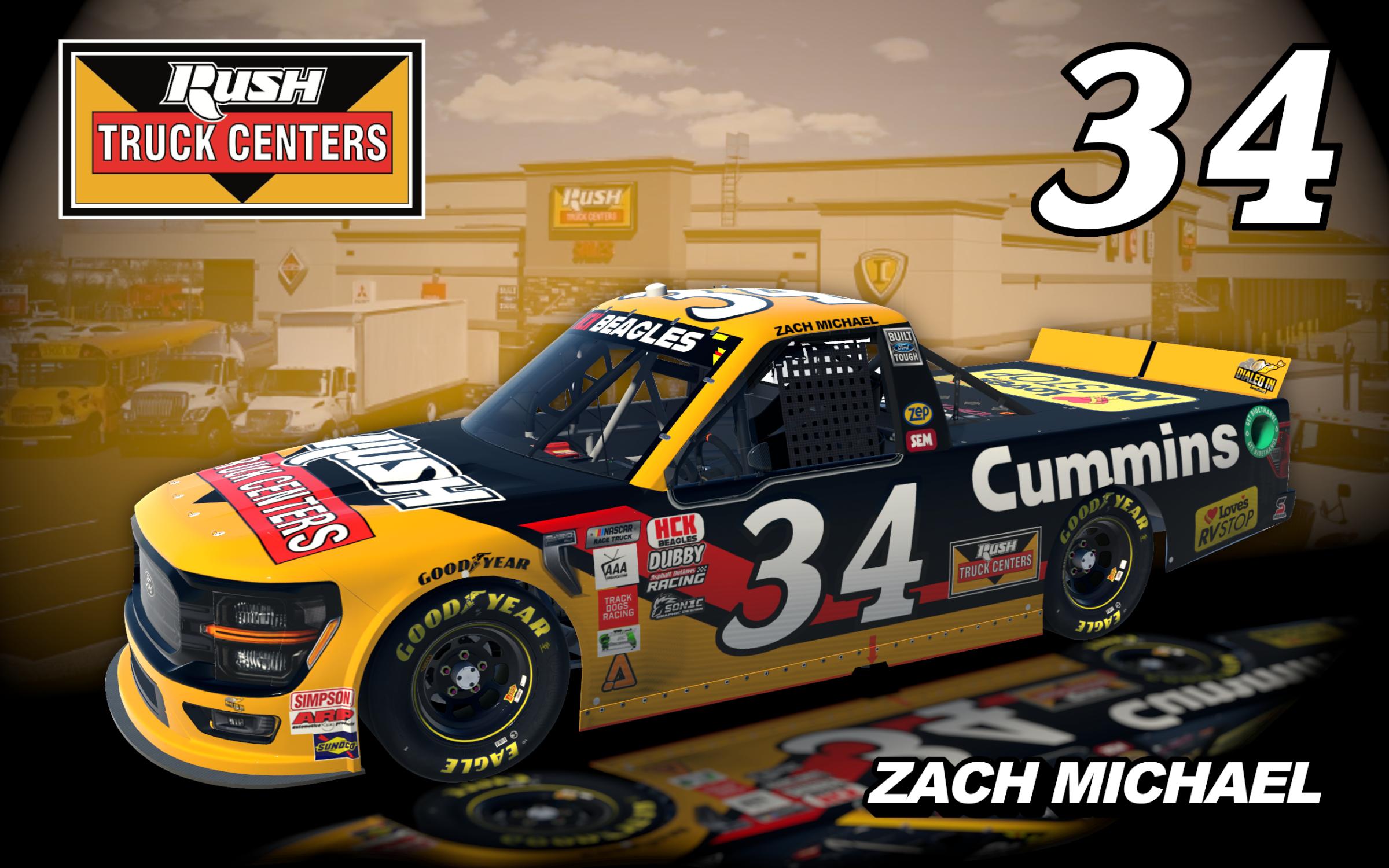 NO# Zach Michael 2025 Rush Trucks Ford F-150 by Nathaniel O. - Trading ...