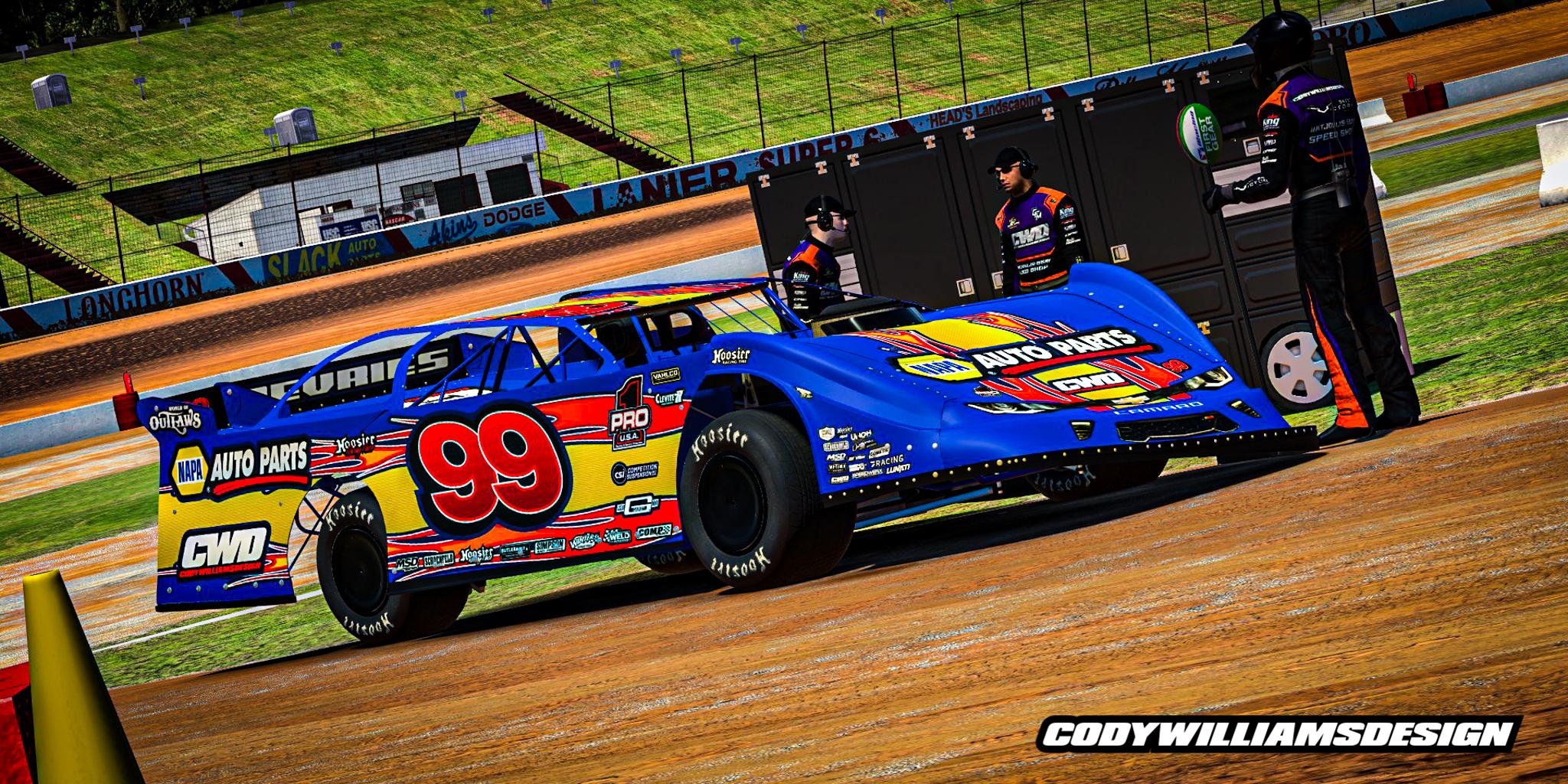 Jonathan Devries Dirt Late Model! by Cody G Williams - Trading Paints
