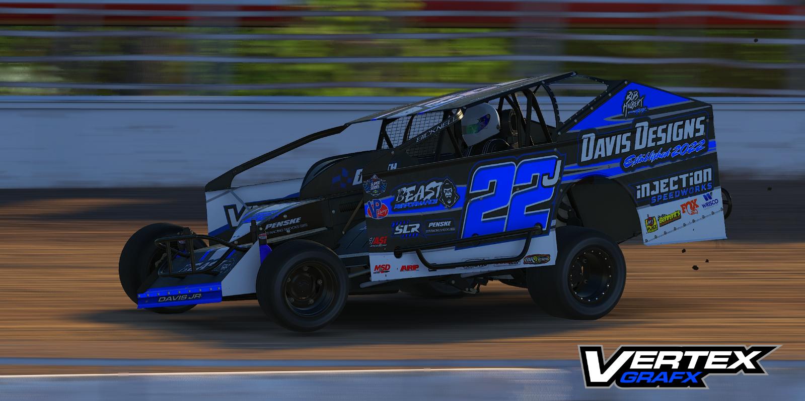 Thomas Davis Jr. Dirt Northeast Modified by Tyler Bowman4 - Trading Paints