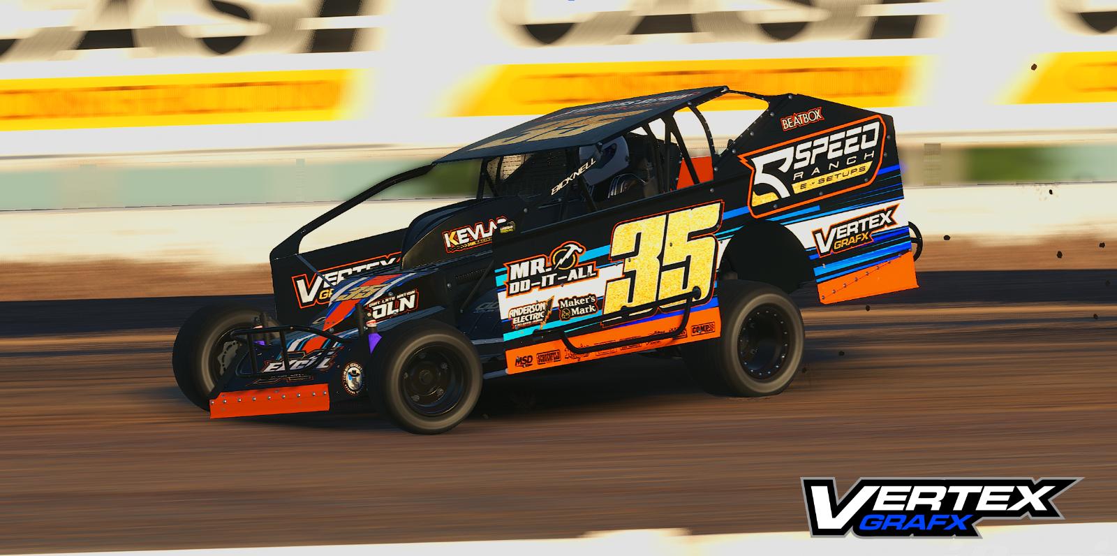 Kyle Hardy Dirt Northeast Modified by Tyler Bowman4 - Trading Paints