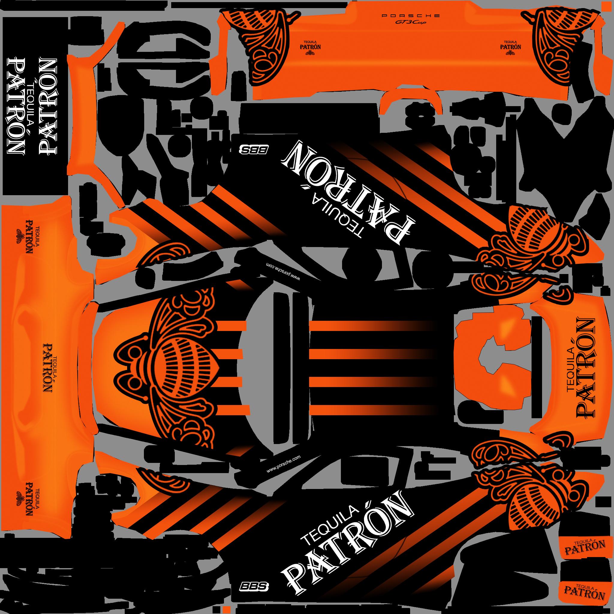 Porsche Tequila Patron Orange Alternate color by Julien Ribouleau ...