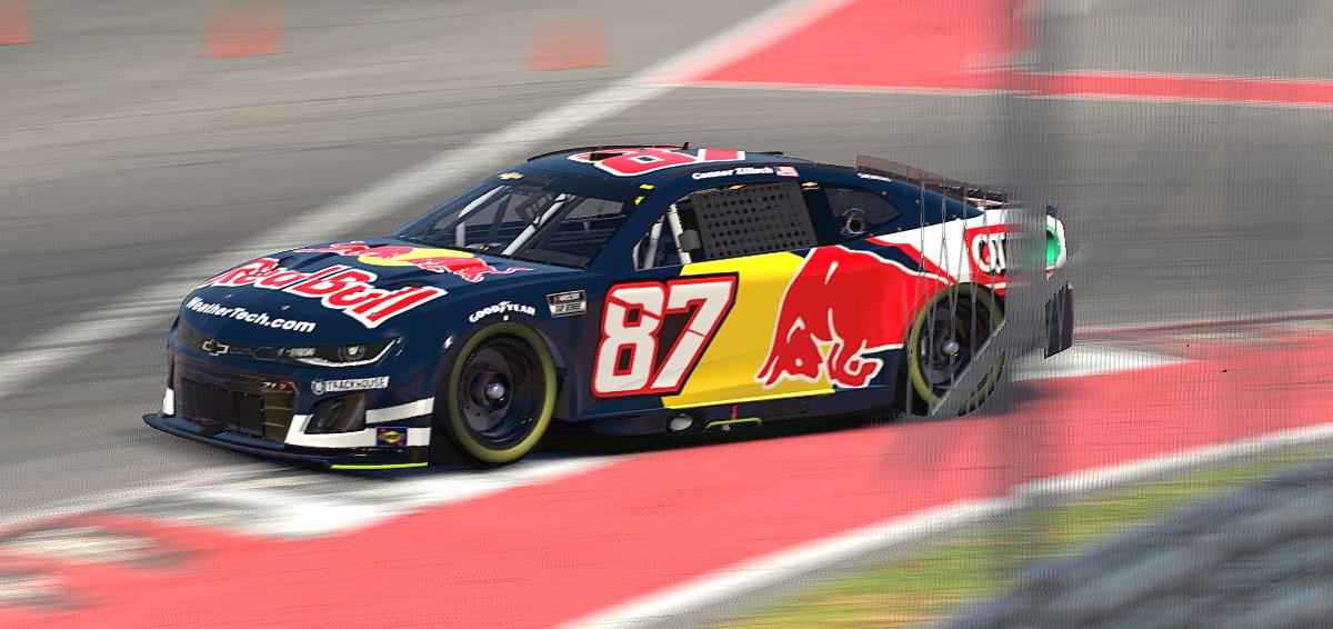 2025 Connor Zilisch #87 Red Bull COTA by Miranda R. - Trading Paints