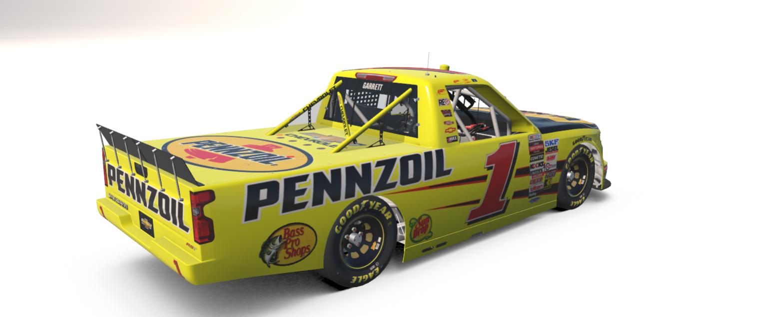 2025 Steve Park Shell Pennzoil by Sean G. - Trading Paints