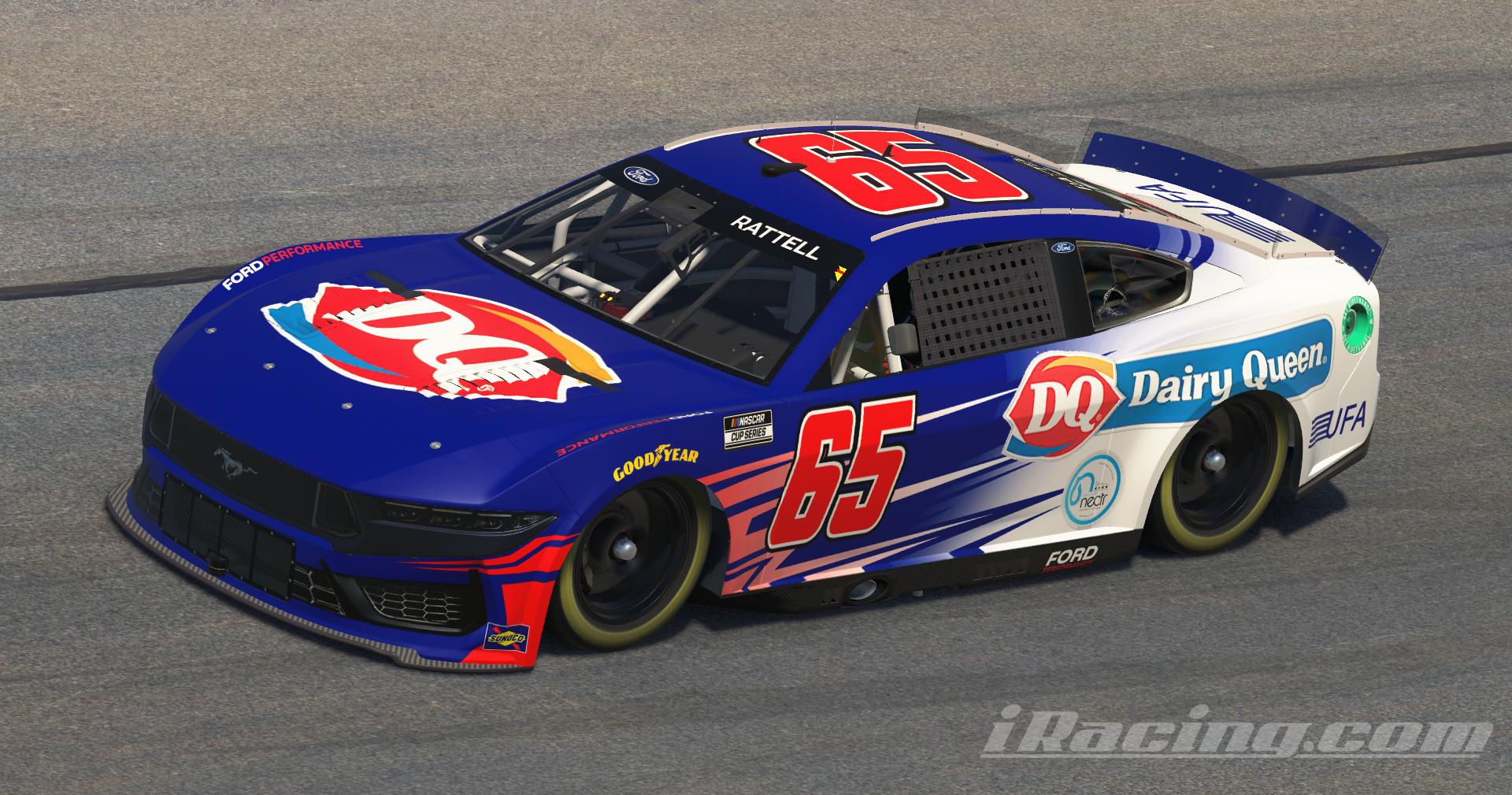 Dairy Queen NASCAR Next Gen Ford Mustang by Andrew Rattell - Trading Paints