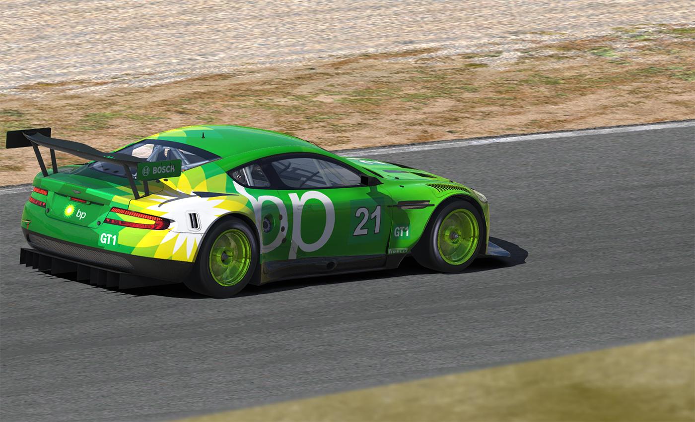 BP Aston Martin DBR9 GT1 by Mathew Epstein - Trading Paints