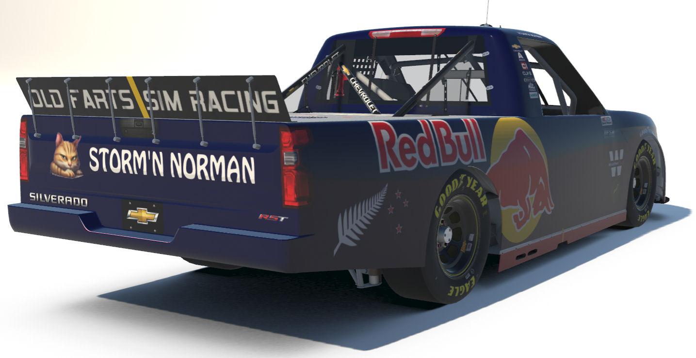 Norman Red Bull Chevrolet Silverado 2025 by Steve Buhala - Trading Paints