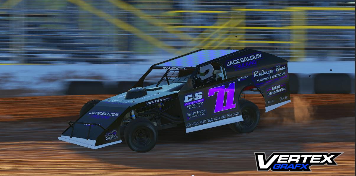 Tanner Zweifel Dirt UMP Modified (Black) by Tyler Bowman4 - Trading Paints