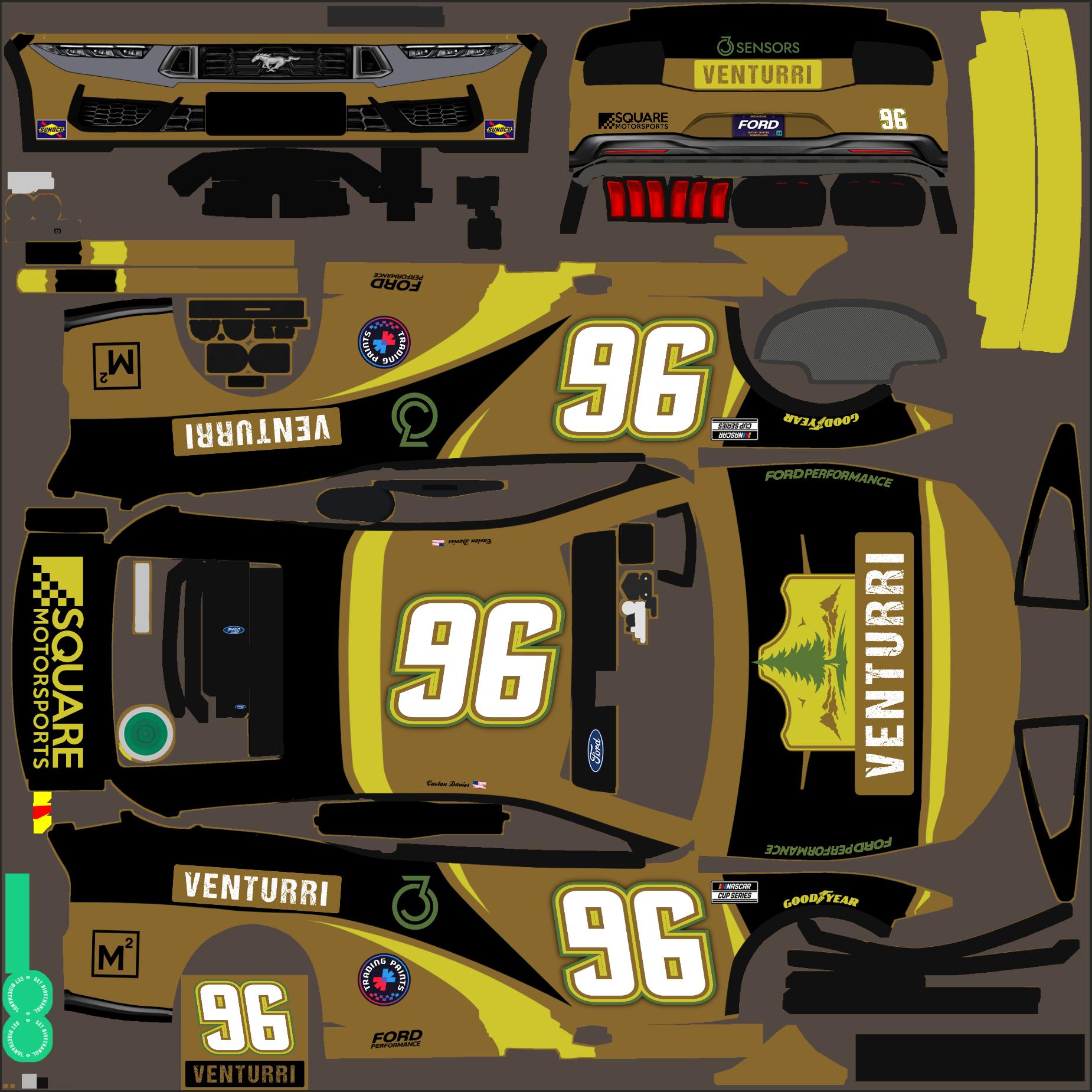 Fantasy #96 Venturri Next Gen Ford Night by Caolan D. - Trading Paints