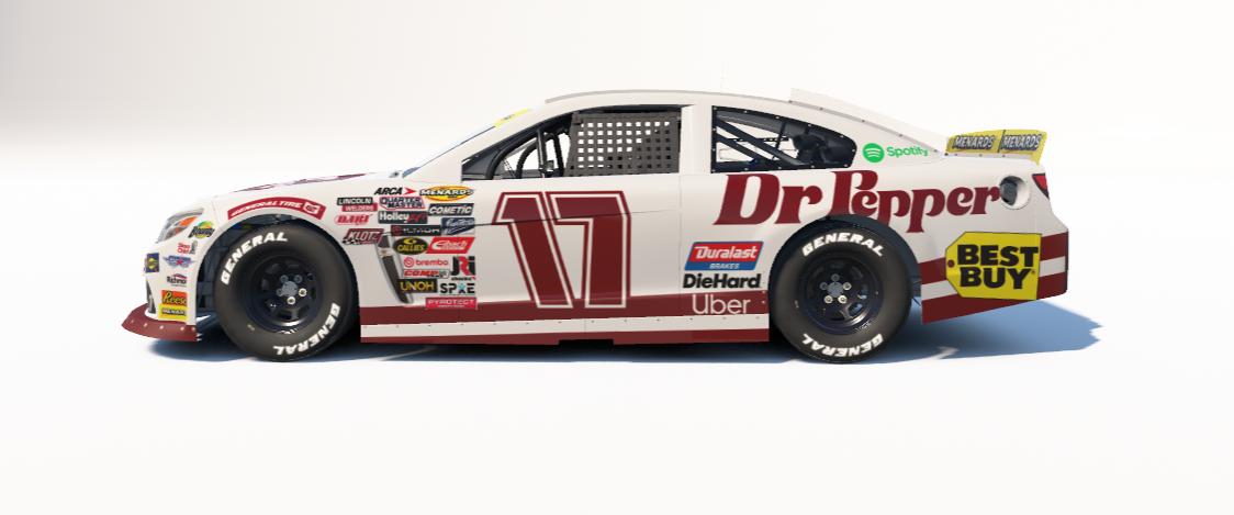 Dr. Pepper Throwback ARCA Chevrolet SS by Ronald Lawson2 - Trading Paints