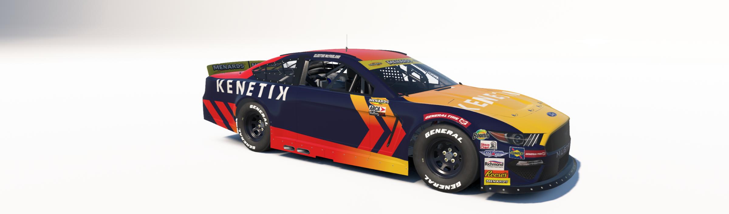 Cleetus McFarland Rette Jones Racing Kenetik ARCA by Jackson Connell ...