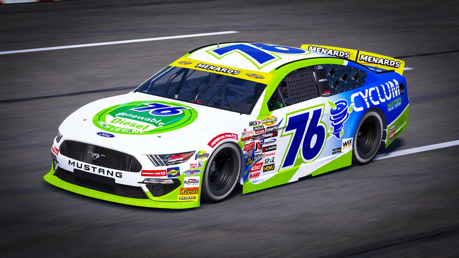 AM Racing #76 Kole Raz Cyclum NextGen Travel Centers Cust Num by Noah ...