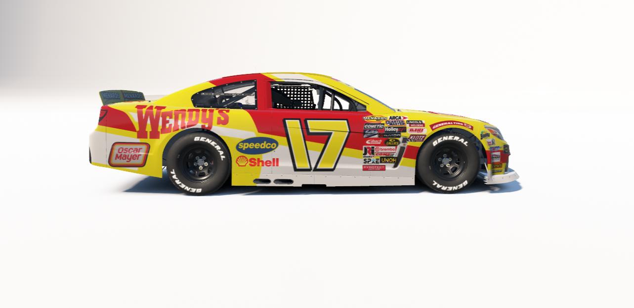Wendys Throwback ARCA Chevrolet SS by Ronald Lawson2 - Trading Paints