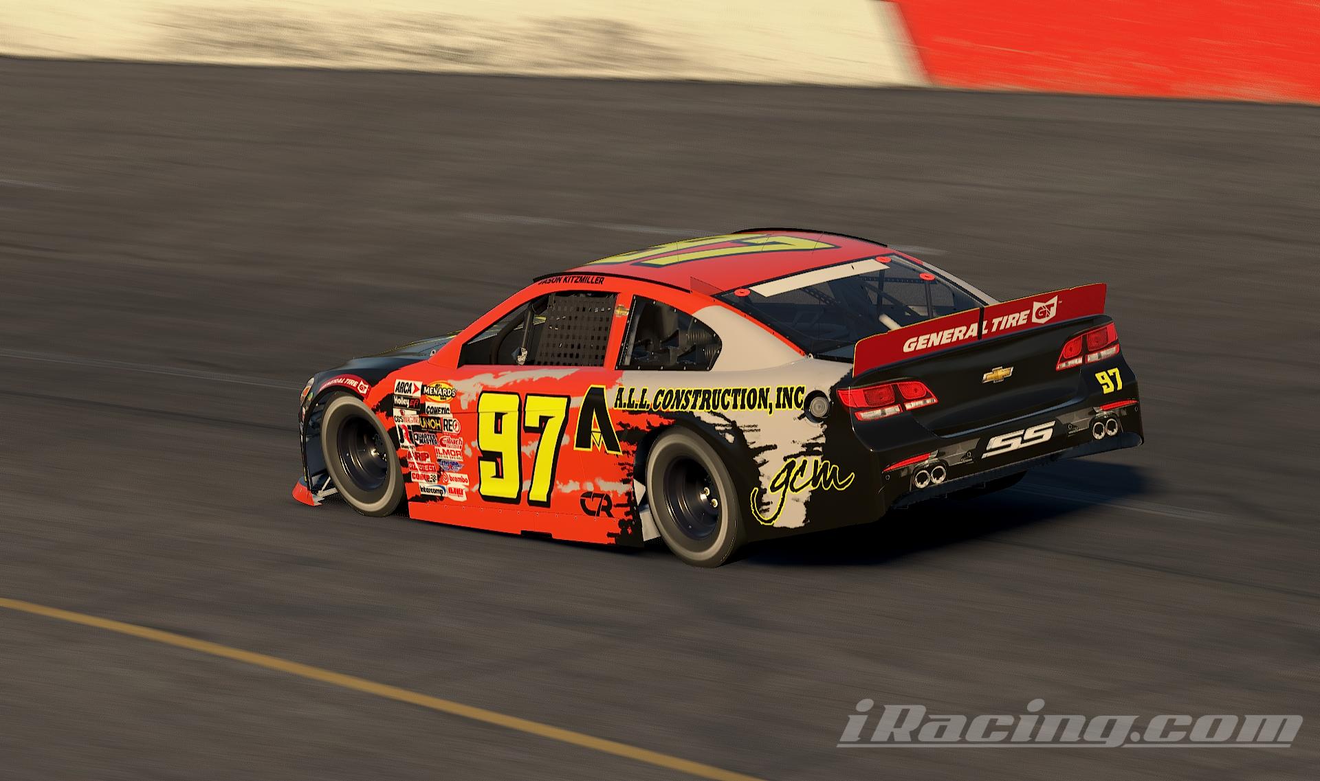 2023 #97 Jason Kitzmiller ALL Construction ARCA car by Sam C. - Trading ...