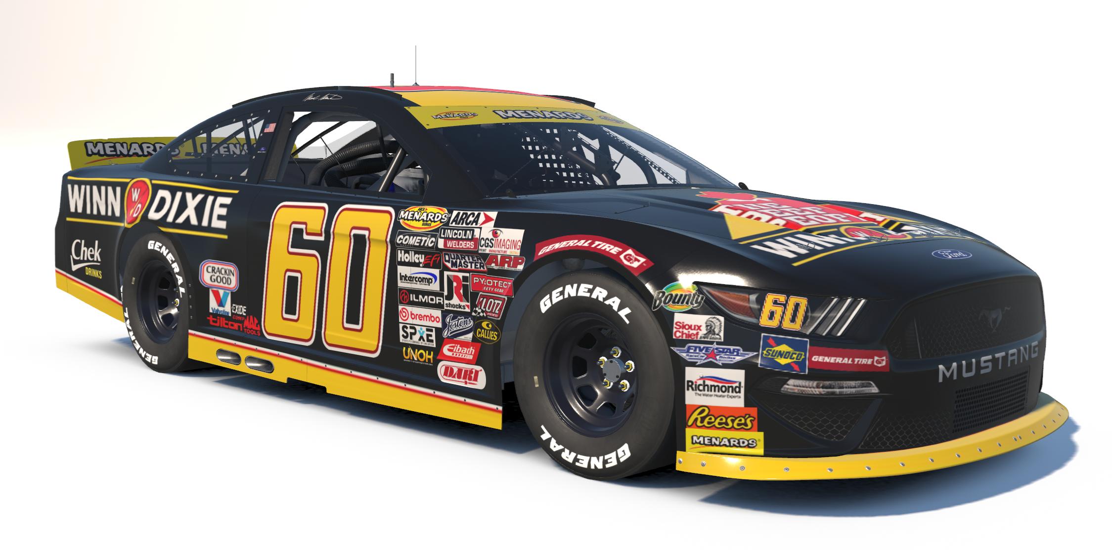 Mark Martin 1998 Winn Dixie throwback Arca Mustang. (Numbers/Updated ...