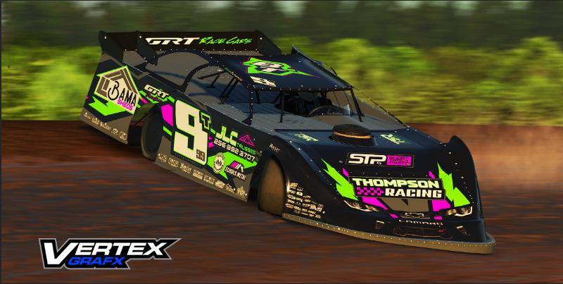 Brodie Thompson Dirt Late Model (Replica) by Tyler Bowman4 - Trading Paints