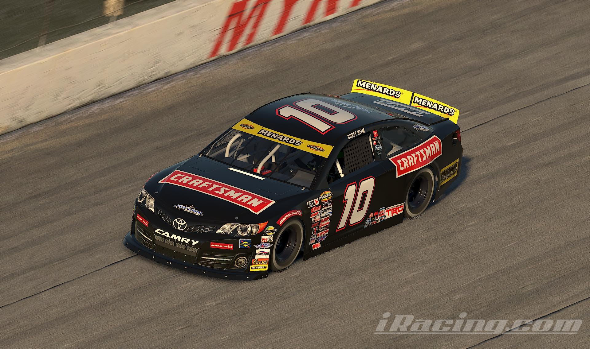 2020 #10 Corey Heim Craftsman ARCA car by Sam C. - Trading Paints