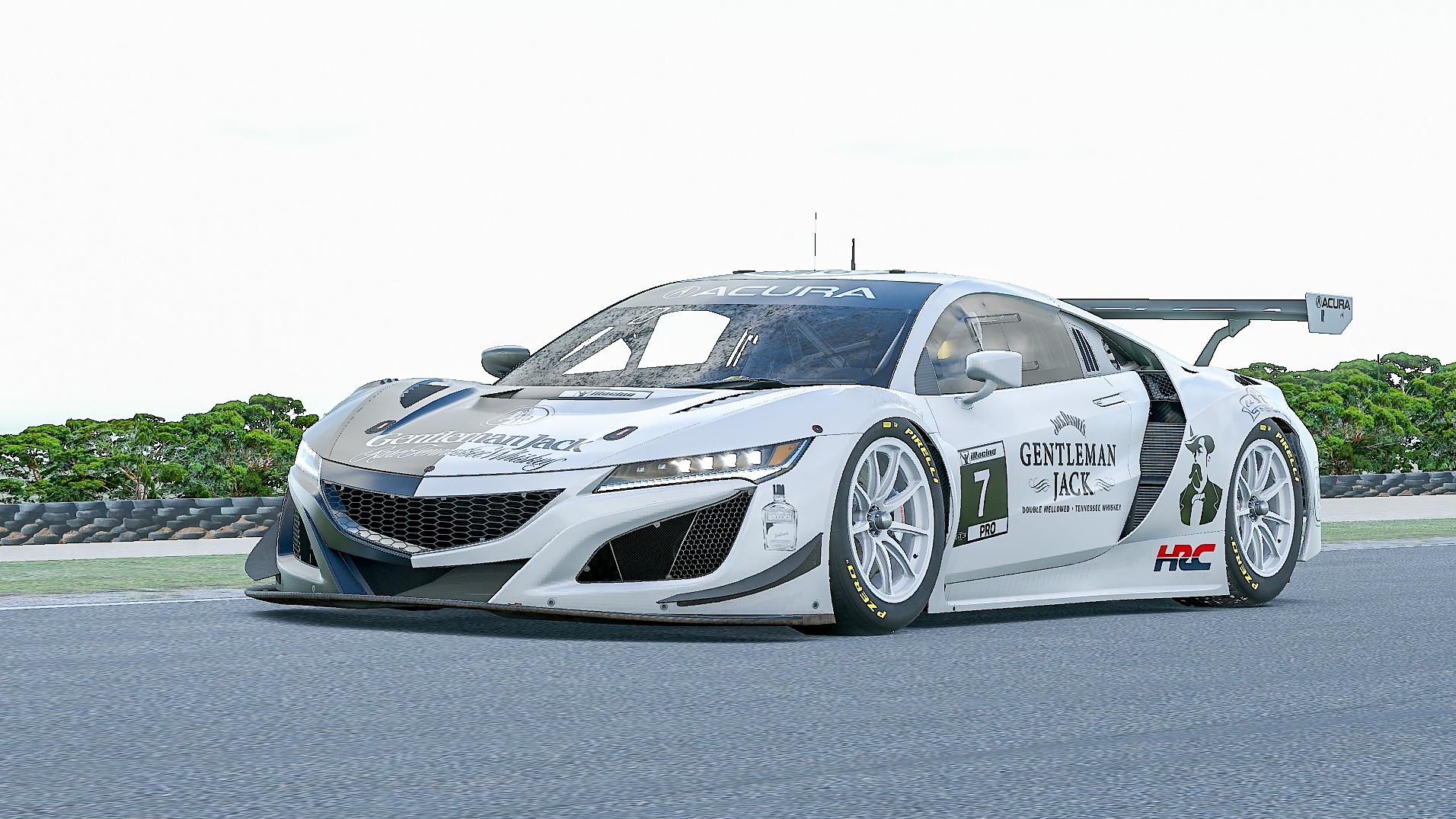 Acura NSX Gentleman Jack B&W no# by Jim C. - Trading Paints