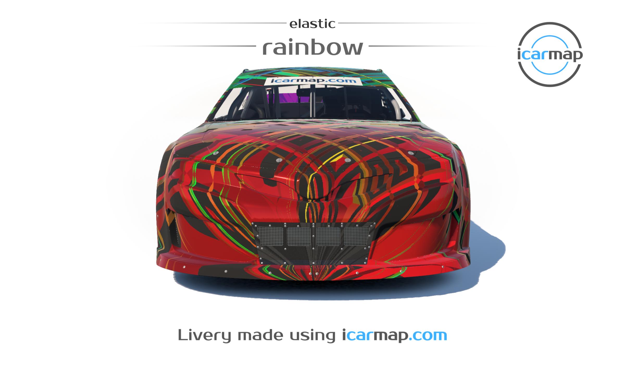 Elastic - Rainbow (ARCA Toyota Camry) by Will M. - Trading Paints