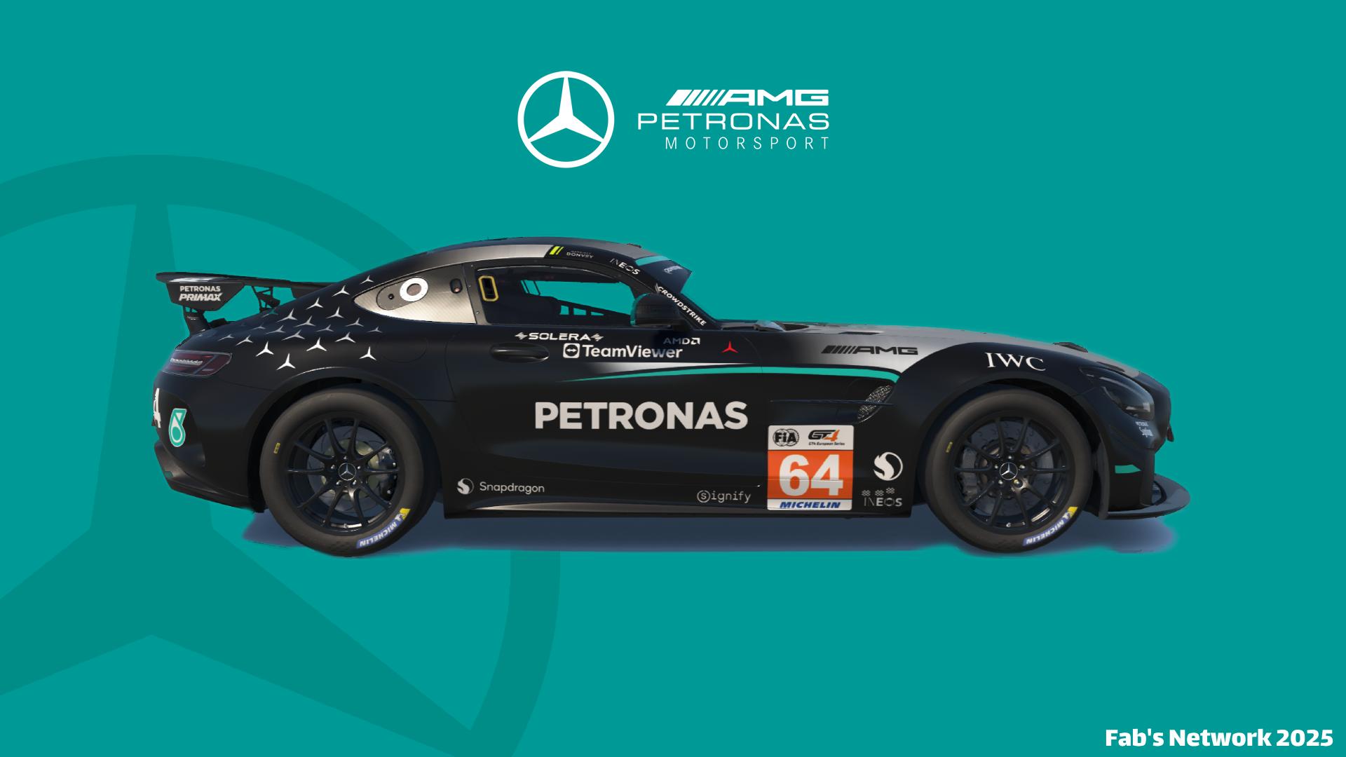 Mercedes-AMG GT4 Petronas ( vision 2025 ) by Fabien S. - Trading Paints