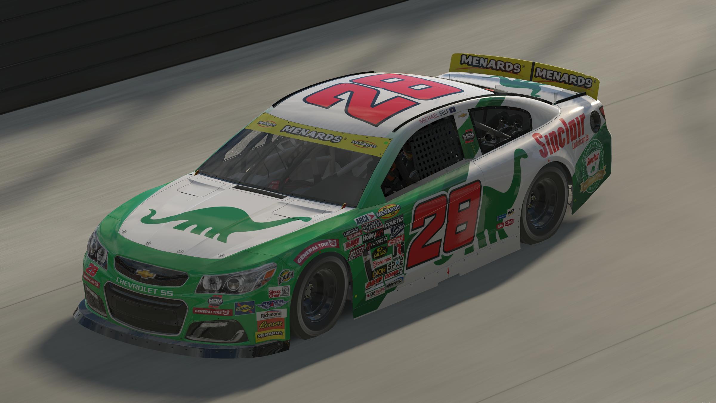 Michael Self #28 Sinclair Chevorlet (CUSTOM) by Matt Bartels - Trading ...