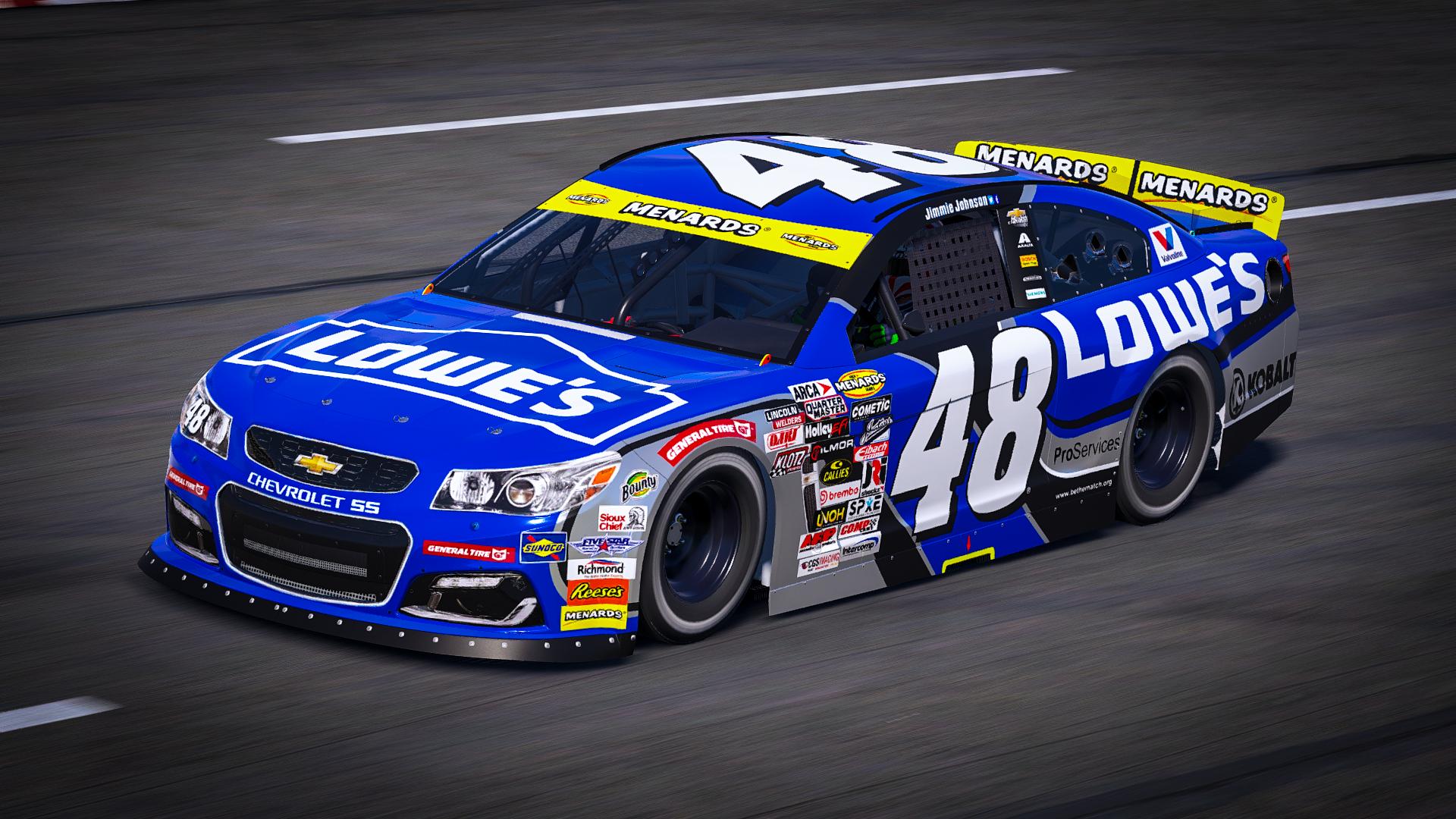 *Fictional* #48 Jimmie Johnson Lowes Concept Cust Num by Noah Blackwell ...