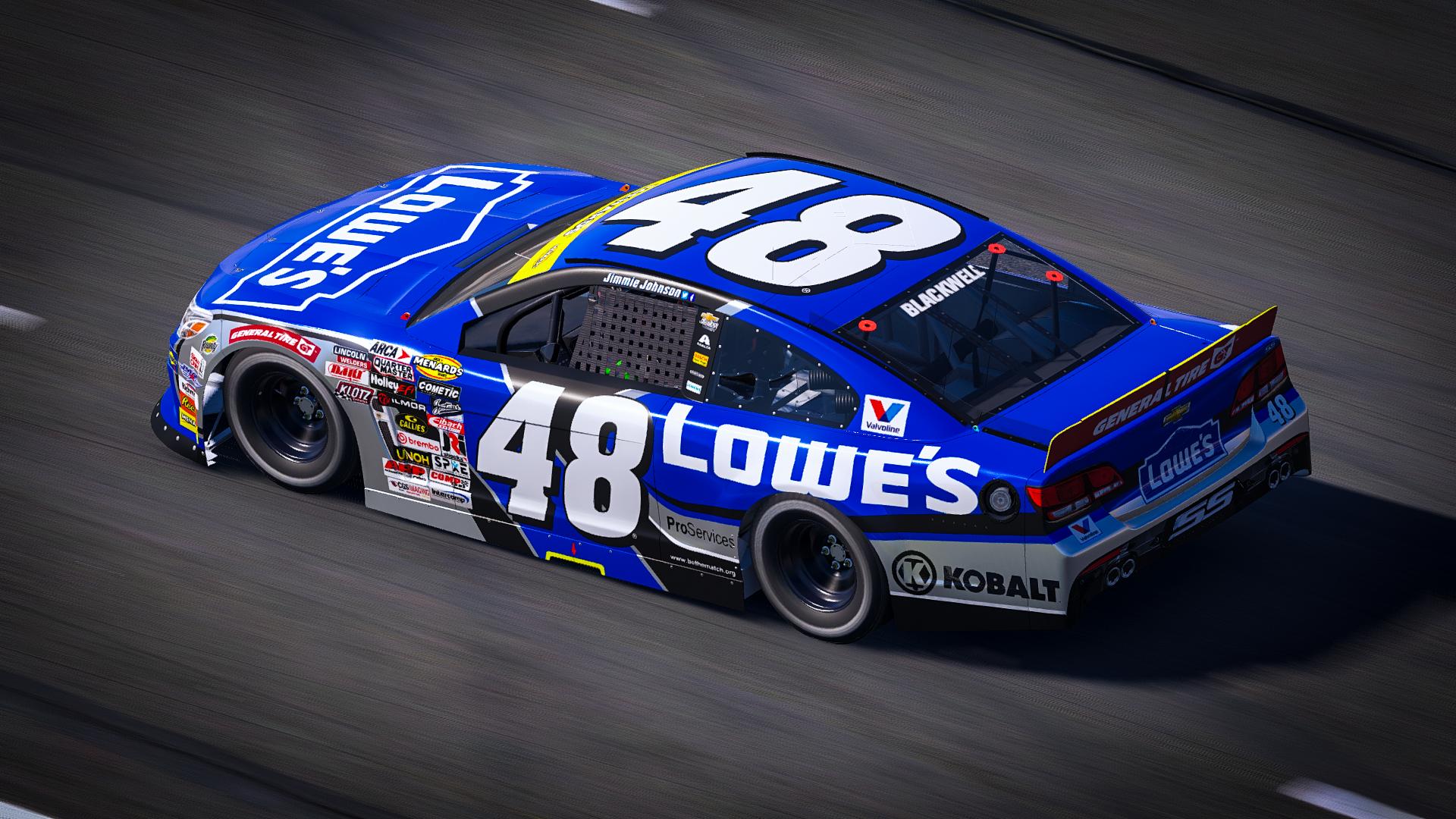 *Fictional* #48 Jimmie Johnson Lowes Concept Cust Num by Noah Blackwell ...