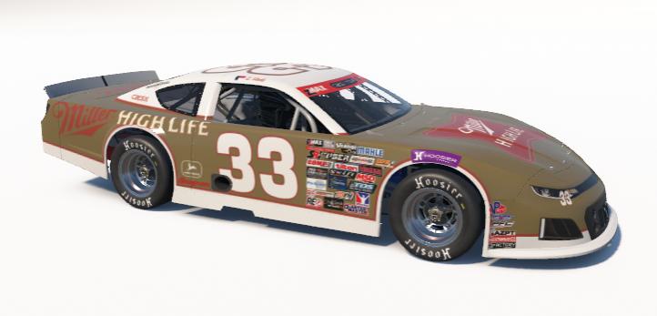 Miller High Life Late Model Stock by Zachary Steele2 - Trading Paints