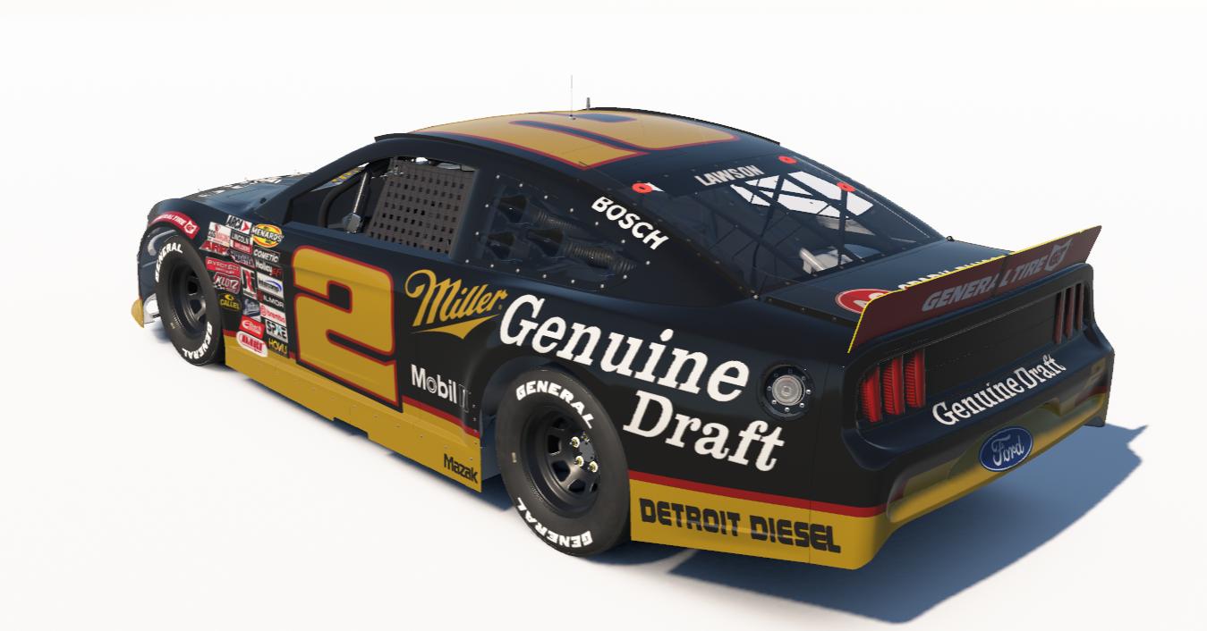 Rusty Wallace Miller Genuine Draft ARCA Ford Mustang by Ronald Lawson2 ...