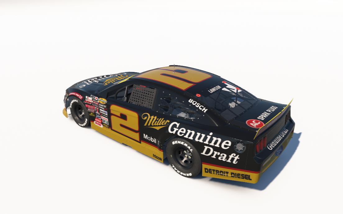 Rusty Wallace Miller Genuine Draft ARCA Ford Mustang by Ronald Lawson2 ...