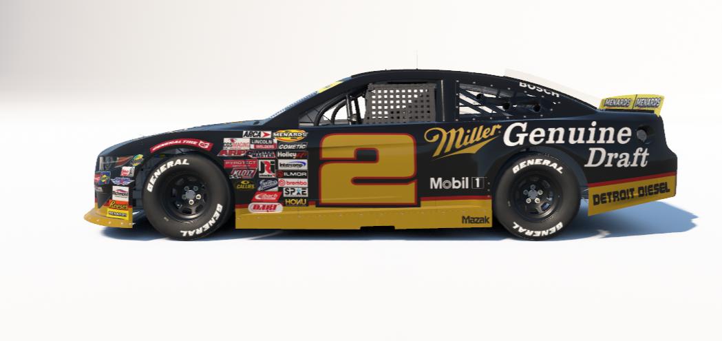 Rusty Wallace Miller Genuine Draft ARCA Ford Mustang by Ronald Lawson2 ...
