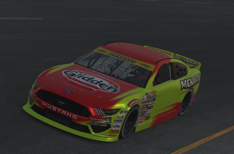Menards Glidden Mustang by Adam Roberson - Trading Paints